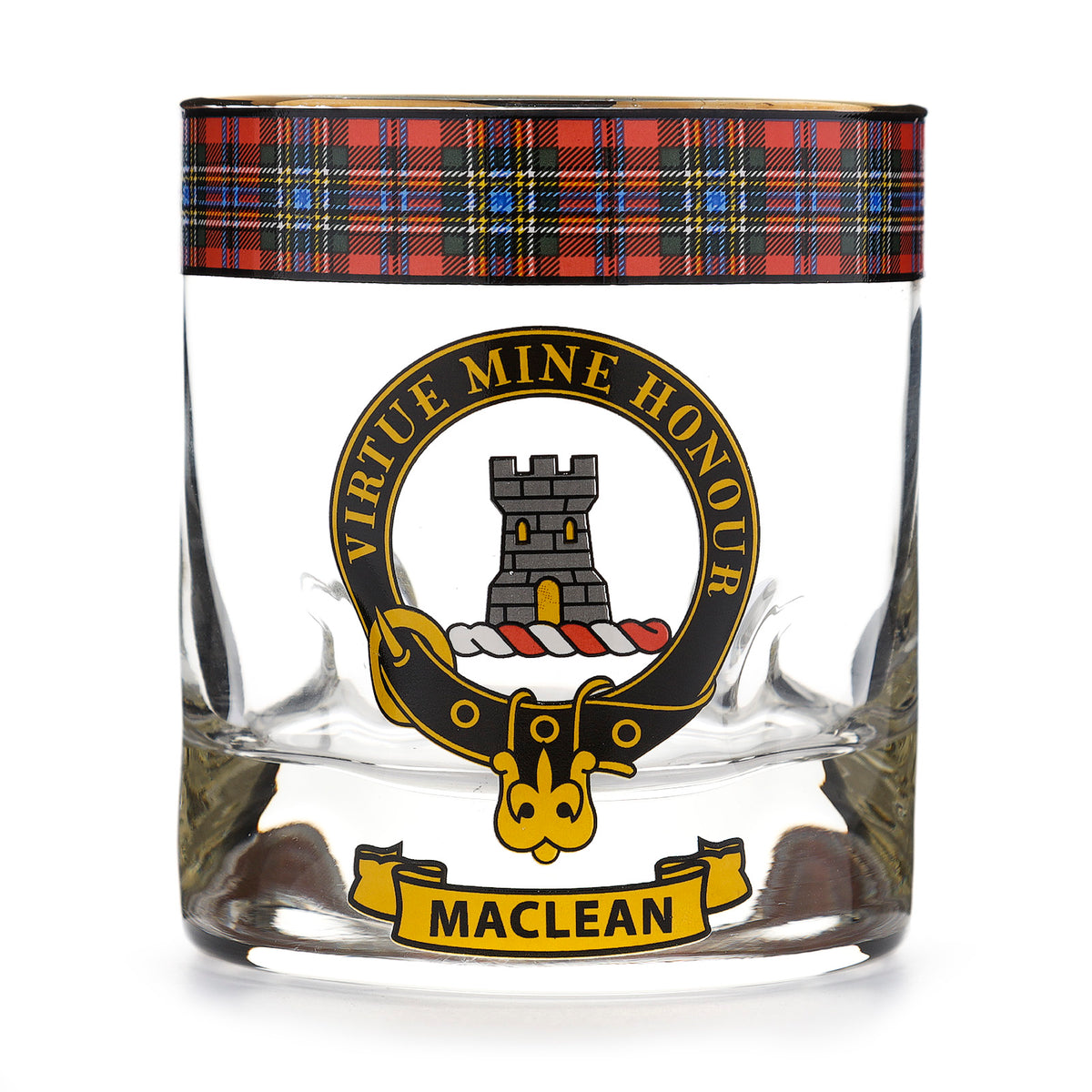 Kc Clan Whisky Glass Maclean | The Scotland Shop
