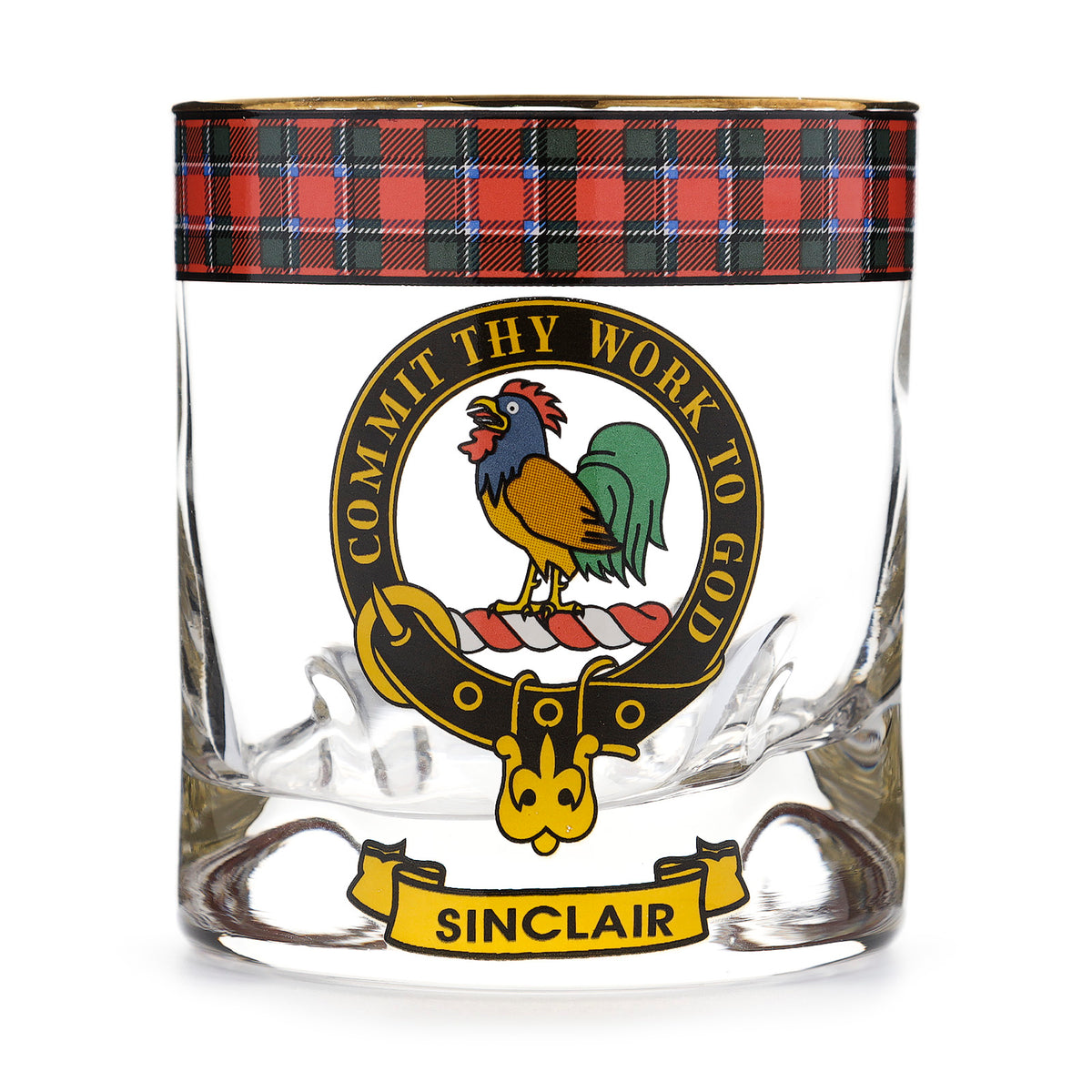 Kc Clan Whisky Glass Sinclair | The Scotland Shop