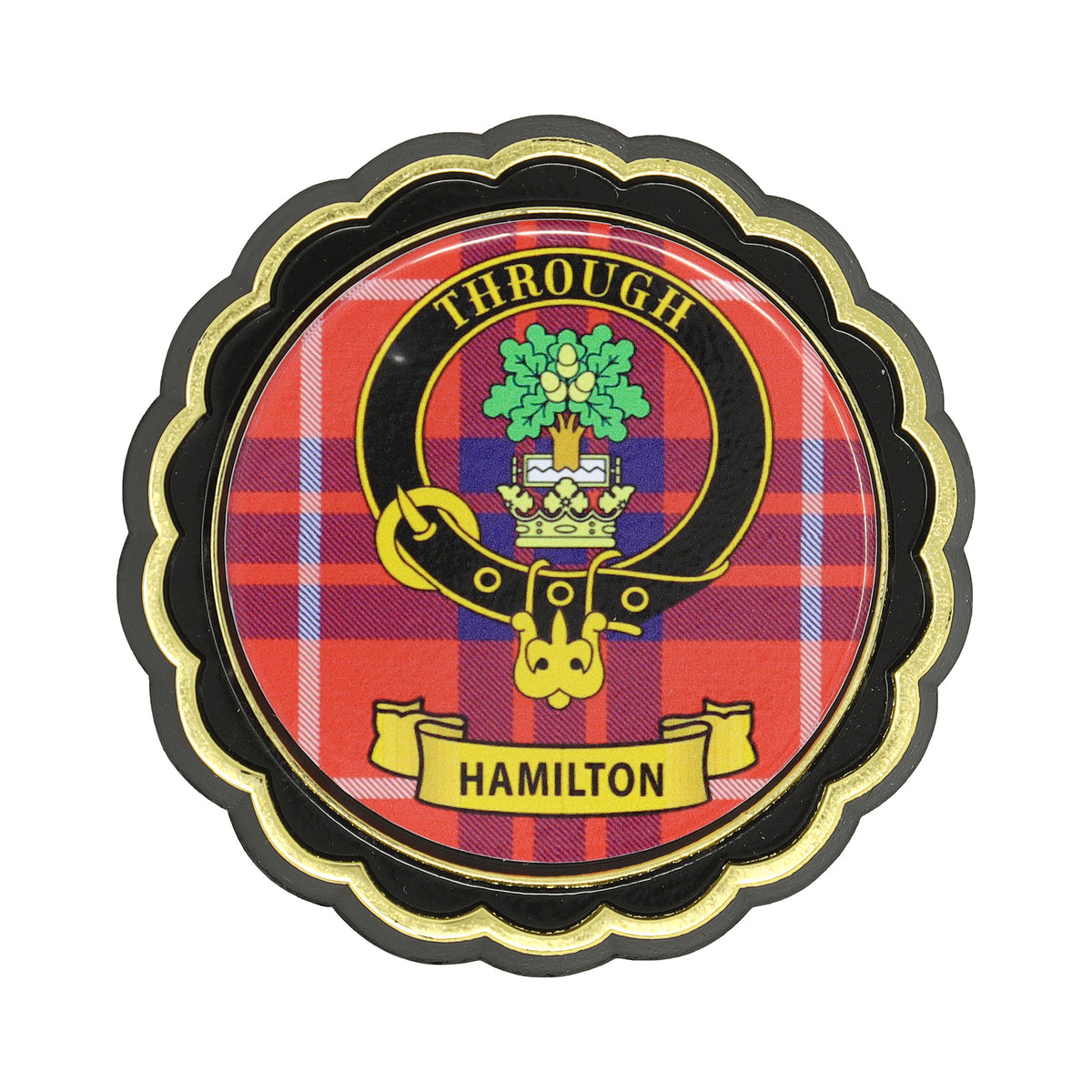 Clan Crest Fridge Magnets Hamilton | The Scotland Shop