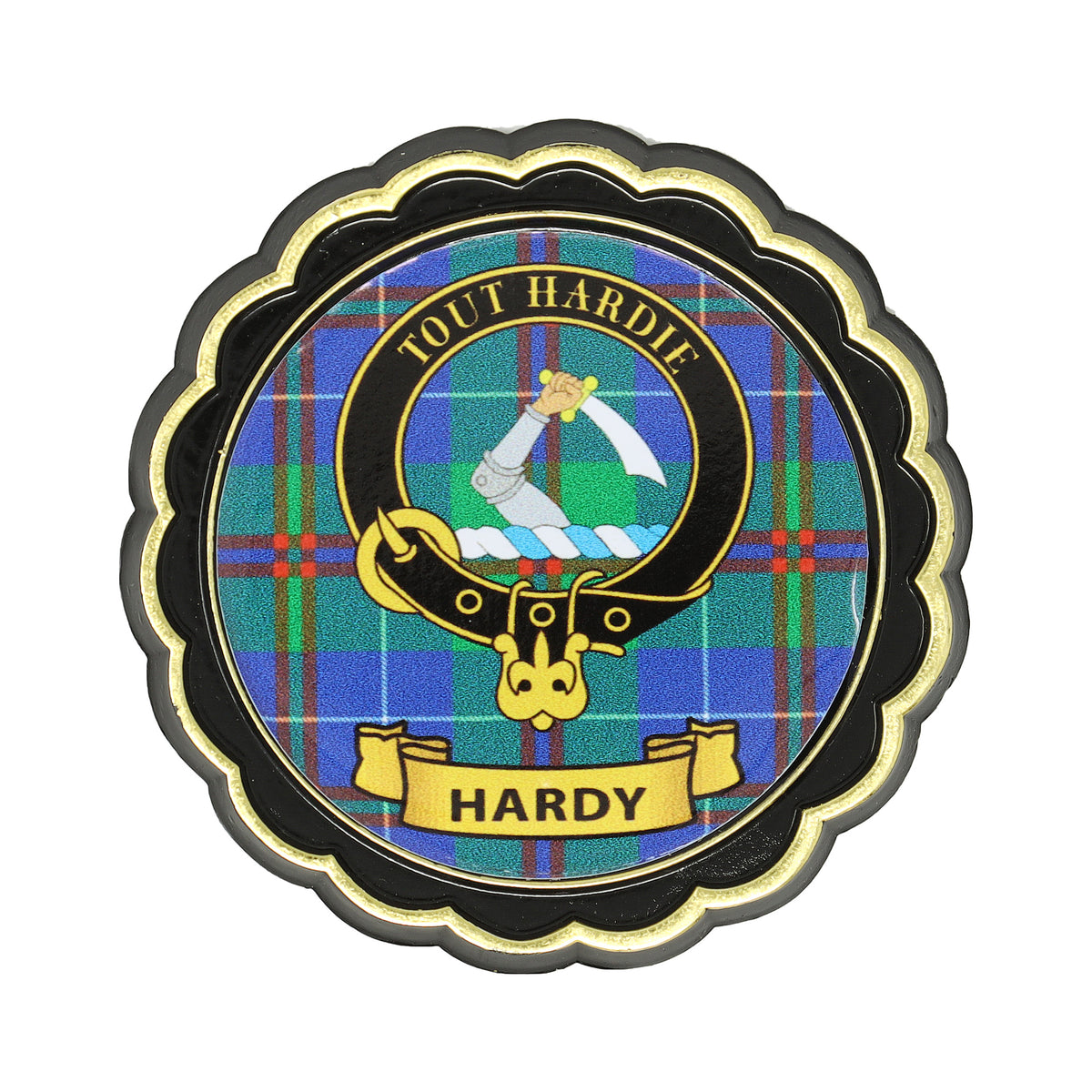 Clan Crest Fridge Magnets Hardy | The Scotland Shop
