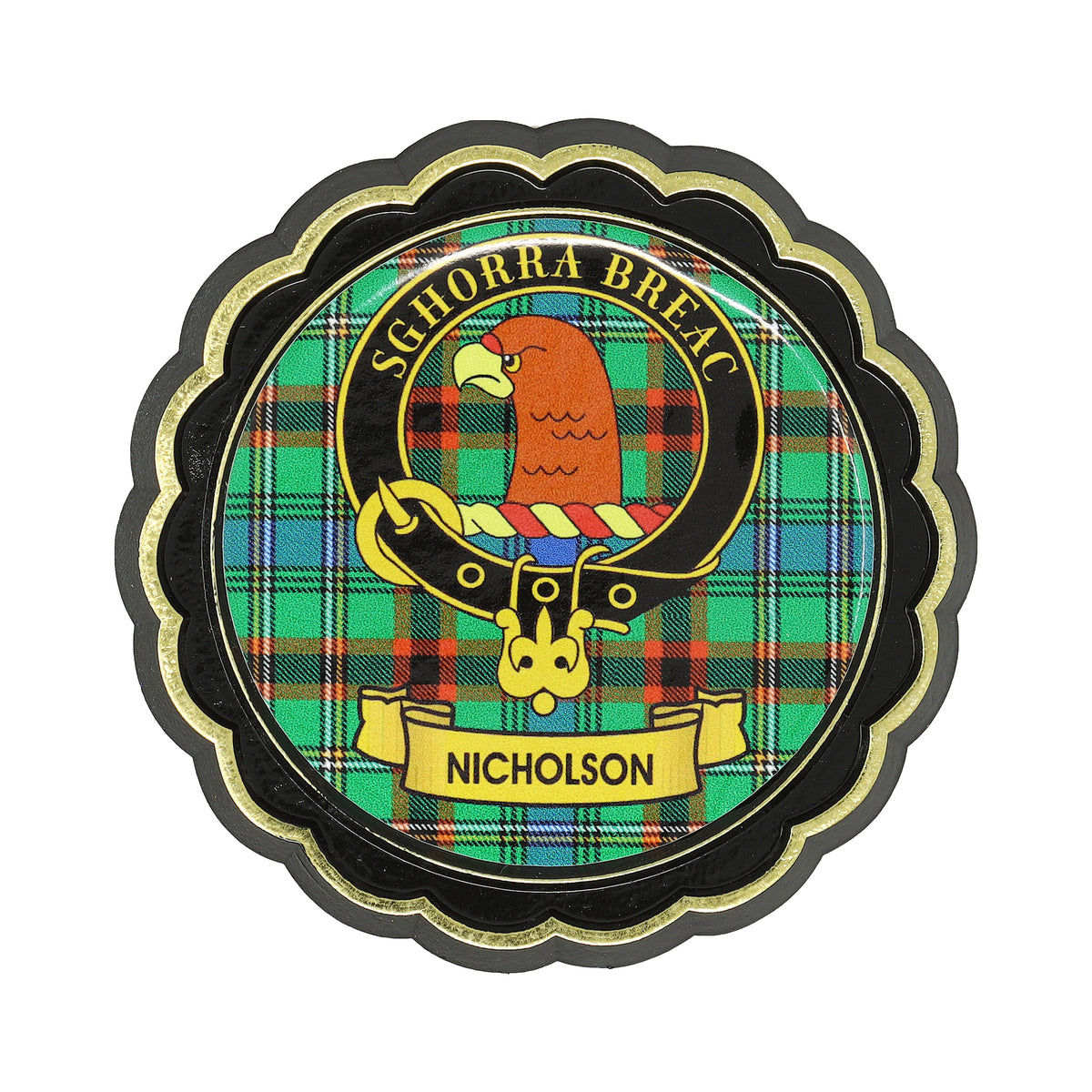 Clan Crest Fridge Magnets Nicholson | The Scotland Shop