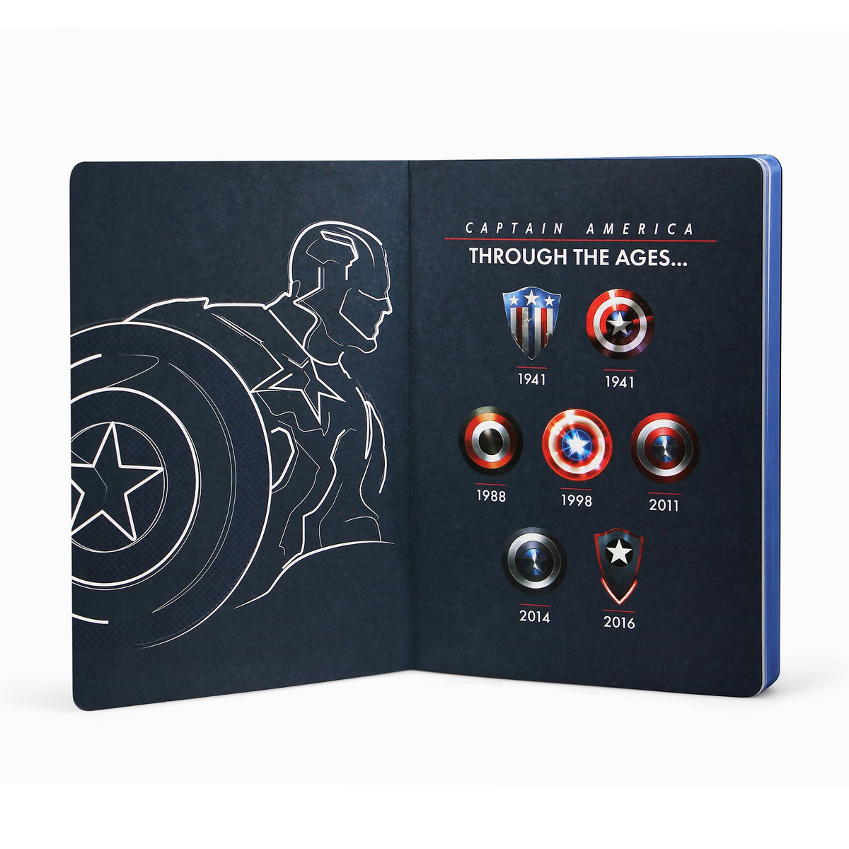 A5 Notebook - Captain America's Shield | The Scotland Shop