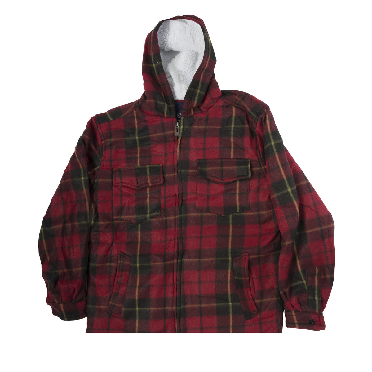 Mens Sherpa Lined Check Jacket Wallace | The Scotland Shop