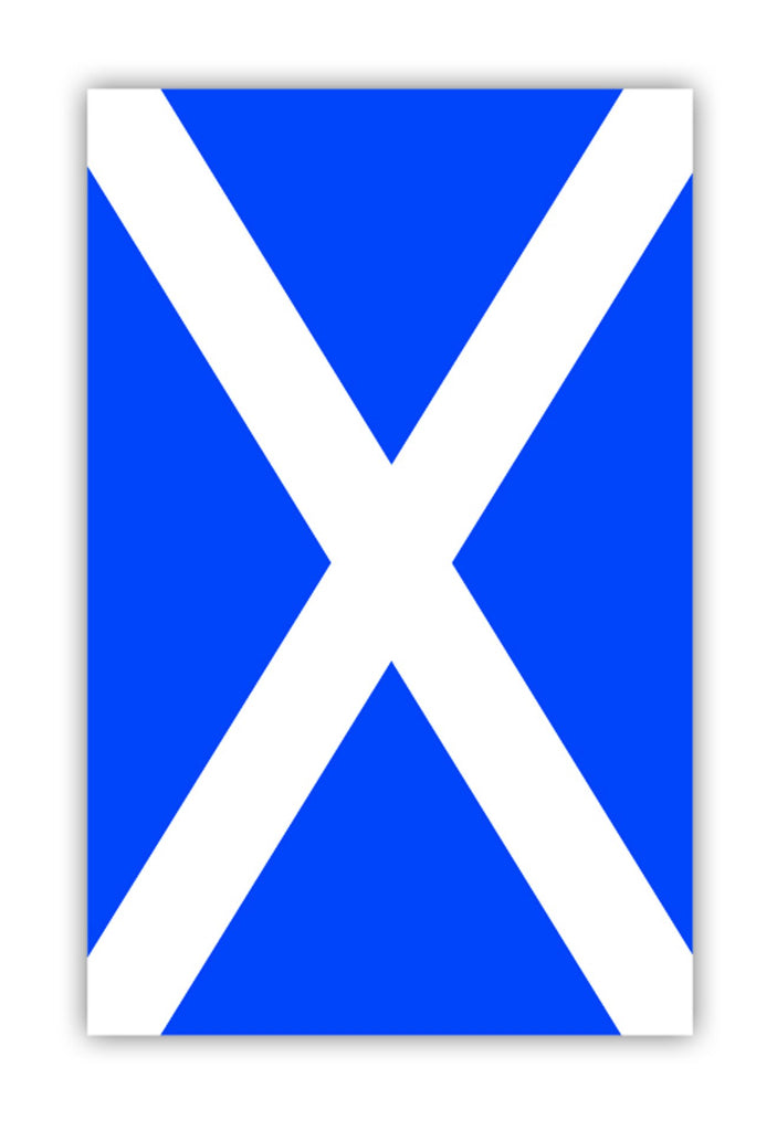 Saltire Flag Sticker | The Scotland Shop