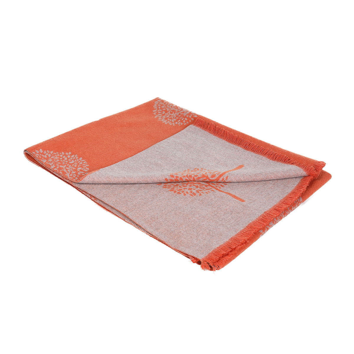 Super Soft Tree Of Life Scarf Orange | The Scotland Shop