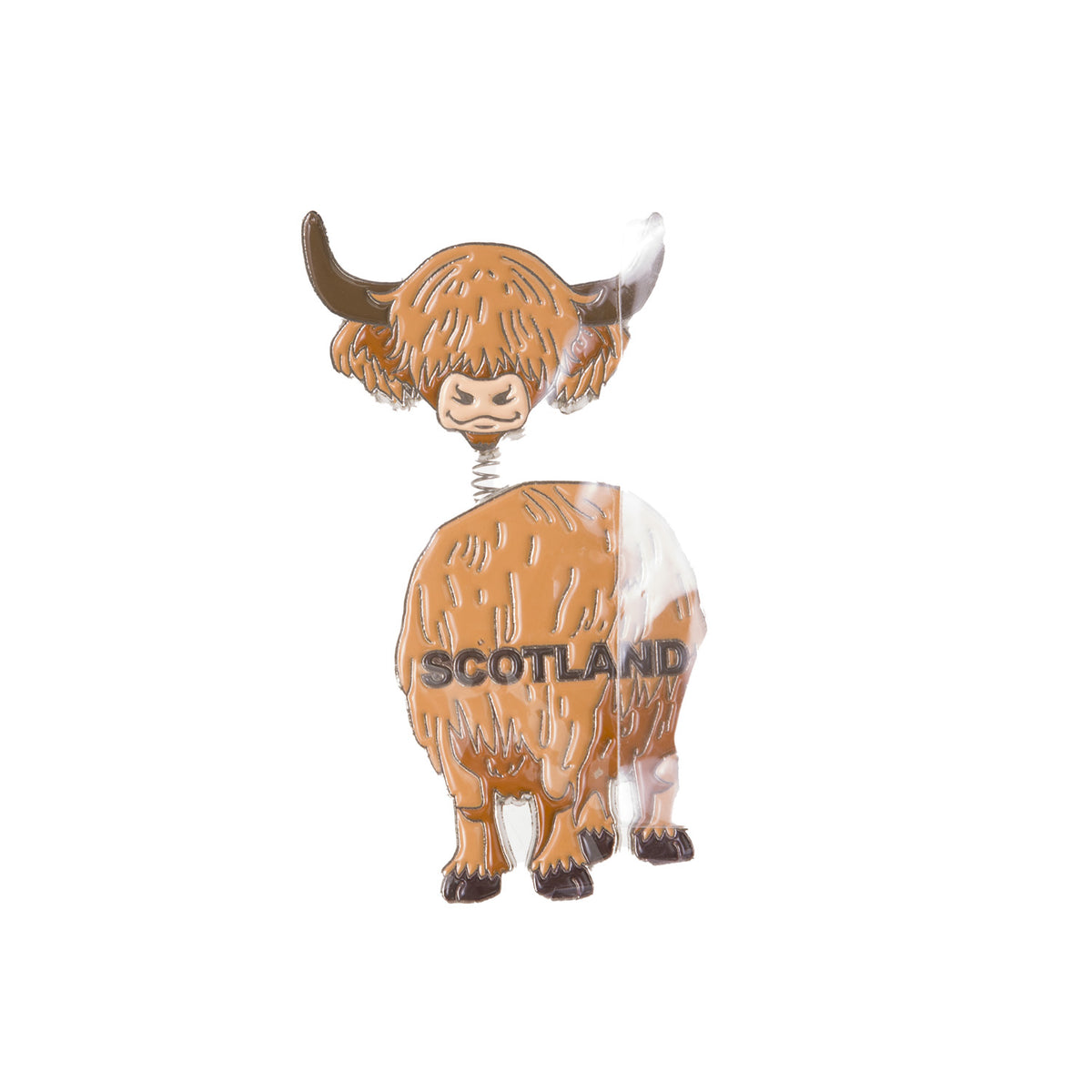 Metal Wobbly Cow Magnet | The Scotland Shop