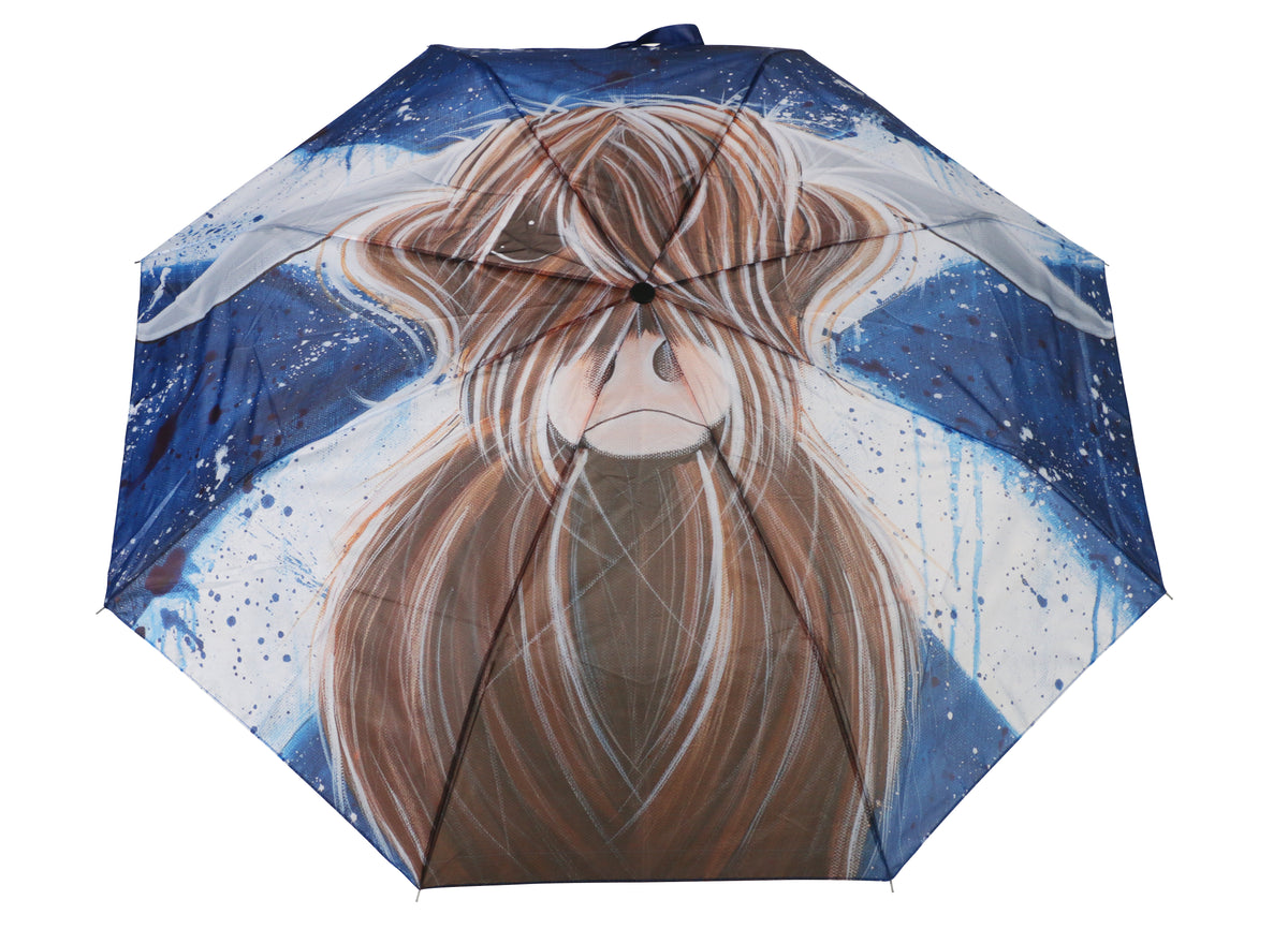 Highlander Folding Umbrella | The Scotland Shop